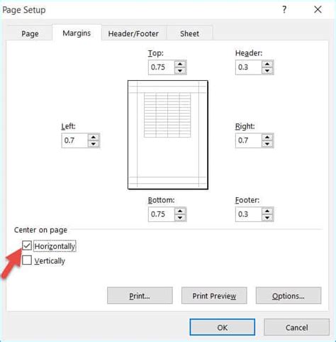 Center The Worksheet Horizontally On The Page In Excel 3 Easy Ways