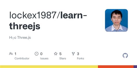 github lockex1987 learn threejs học three js