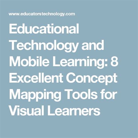 8 excellent concept mapping tools for visual learners educators