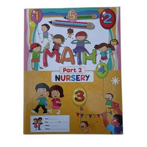 Nursery Math Part 2 Book English At Best Price In New Delhi Id