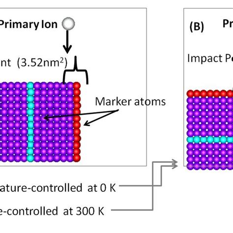 The Image Of Atomic Initial Positions For Simulation Ii After Download Scientific Diagram