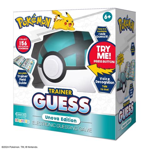 Pokémon Trainer Guess Electronic Guessing Game Unova Edition Smyths