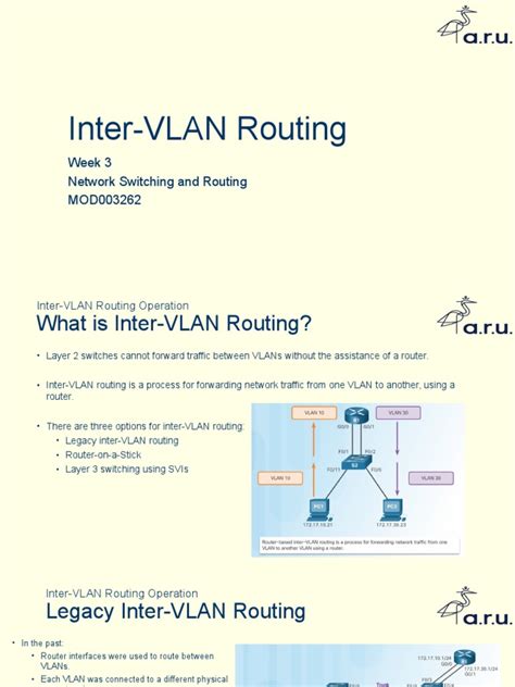 Configuring Inter Vlan Routing Using Legacy And Router On A Stick