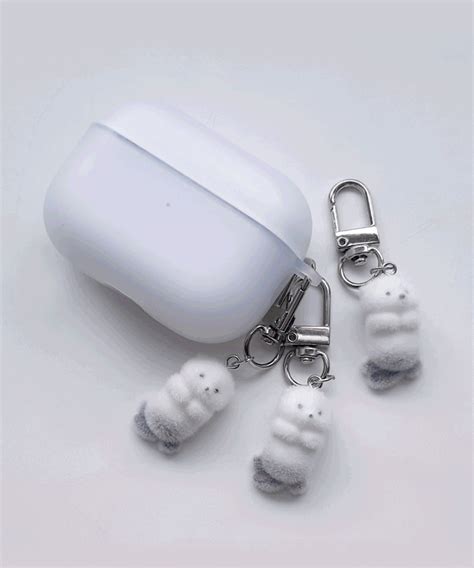 당일 출고💗에어팟 케이스 수달 키링 수달 냠냠 무광 매트 반투명 케이스 해달 미니 인형 폼폼 키링 에어팟 4 3 2 1 프로 프로2세대 프로스티드 Tpu 감성 케이스