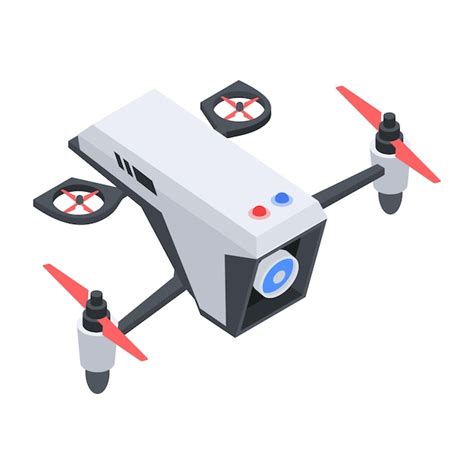 Premium Vector Drone Technology Isometric Icon