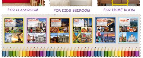 Wiooffen 12 Pcs Cultures Around The World Posters Multicultural And Diversity