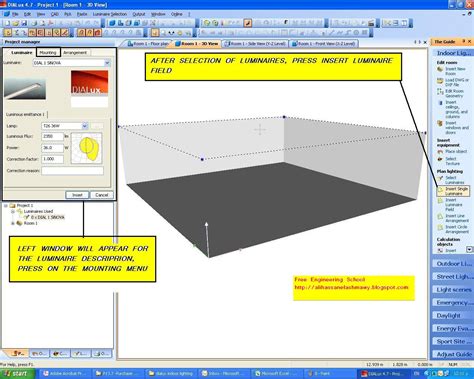 dialux lighting software program red version ~ electrical knowhow