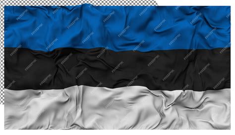 Estonia Flag Waving Cloth Bump Texture Background 3d Rendering Premium Ai Generated Psd