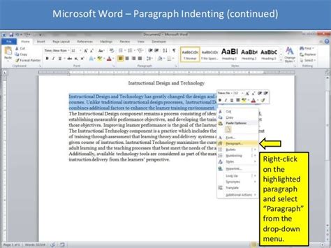 Where Is The First Line Indent In Word Pagekop