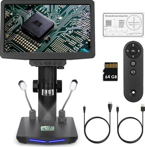 Hdmi Digital Microscope 101 Inch Screen 1600x Coin