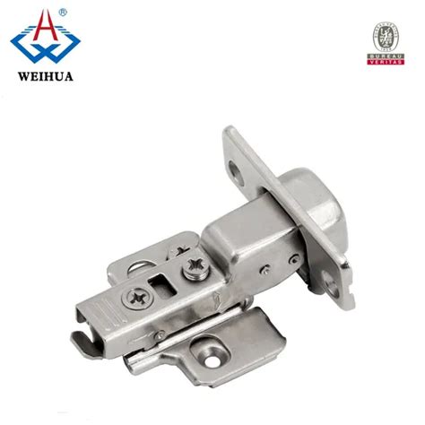 detachable hydraulic half overlay soft closing buffer door hinge