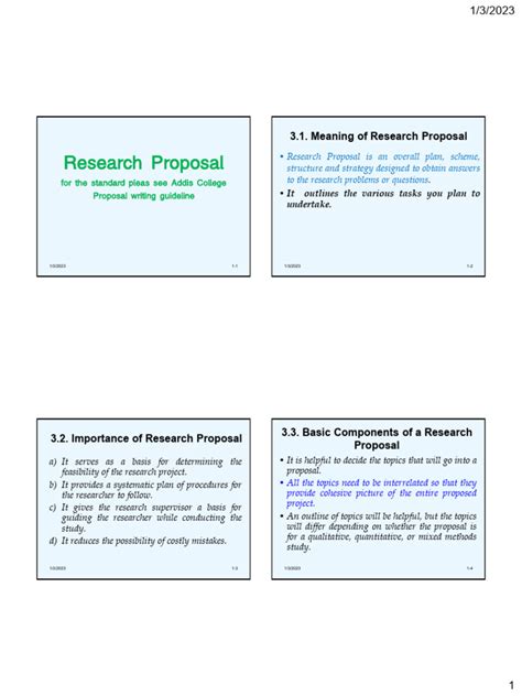 Research Proposal Pdf Methodology Sampling Statistics