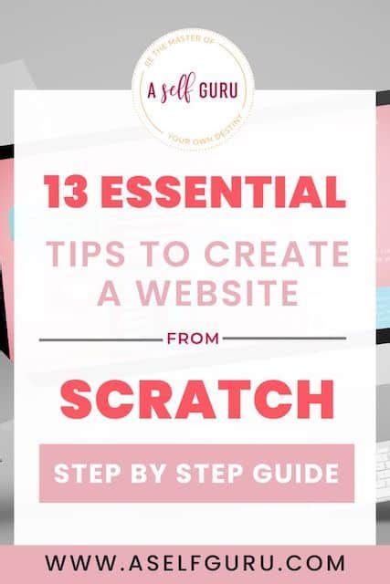 Creating a Website from Scratch: 13 Essential Steps | How to start a blog, Make money blogging ...