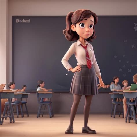 Premium Ai Image Teacher In The Classroom Generative Ai