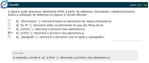 JQuery Pode Selecionar Elementos HTML A Partir De Seletores Otimizando O Desenvolvimento Sobre