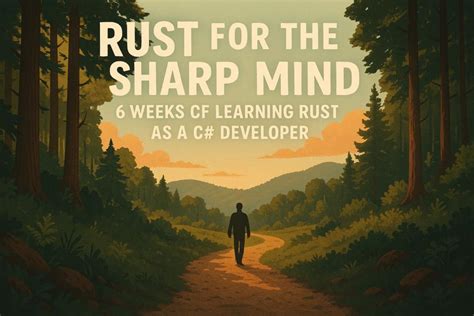 rust for the sharp mind 6 weeks of learning rust as a c developer