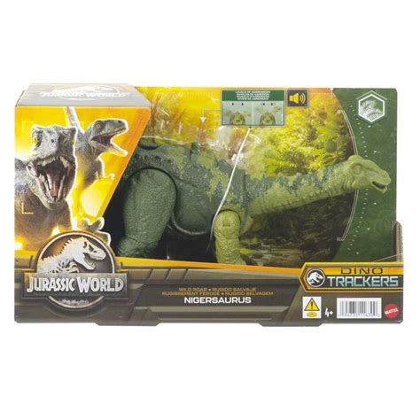 Figura De Accion Jurassic World Dinosaurio Juguete Nigerasaurus Rugido