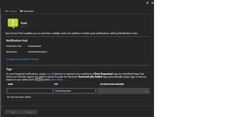 Azure How To Restrict Messages From Notification Hub To Authenticated