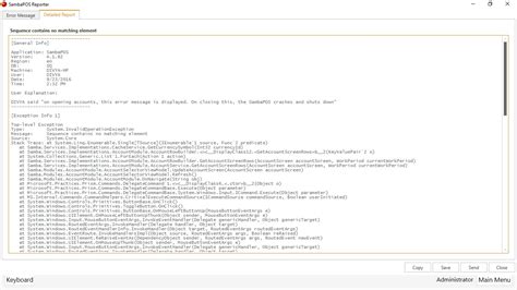 error message on opening accounts version 4 sambaclub forum