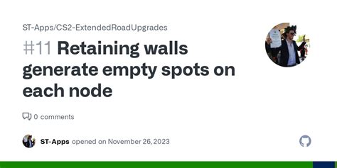 Retaining Walls Generate Empty Spots On Each Node · Issue 11 · St Appscs2 Extendedroadupgrades