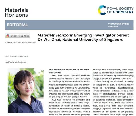 News Zhai Group At Nus