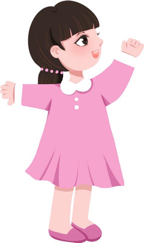 粉裙子女孩子