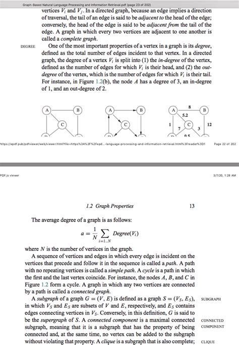 Natural Language Processing How Do I Turn This Formula Of The Average Degree Of A Graph Into
