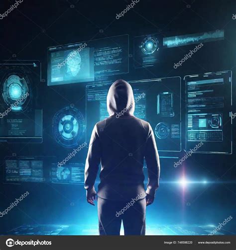 Imaginative Depiction Performing Real Time Security Monitoring Floating Data Visualizations