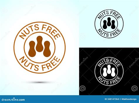 Peanuts Free Outline Icon Vector Illustration