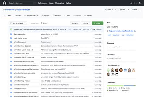 Univention GitHub And Cool Solutions For UCS Explained