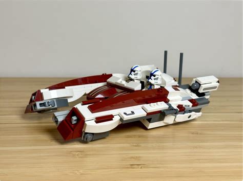 Lego Moc Clone Scout Speeder Alternate Build Of 2 X 75378 Barc