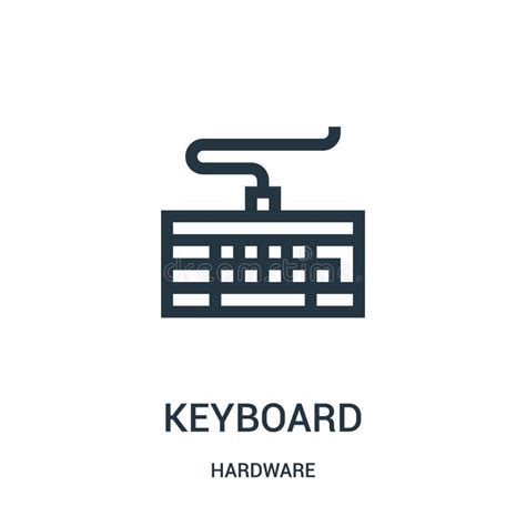 Keyboard Icon Vector From Accessibility Collection Thin Line Keyboard