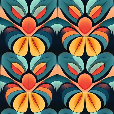 Premium AI Image Geometric Pattern Design