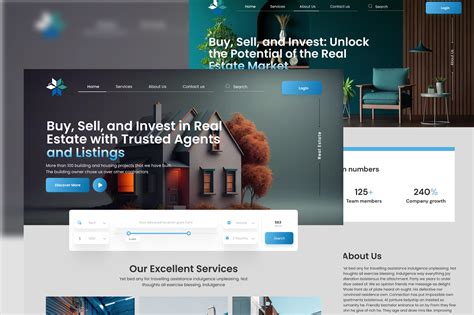 Real Estate Website Ui Design On Behance