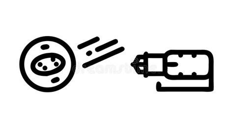 Rapid Particle Movement Or Cell Division Targeting A Specific Object