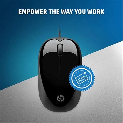 Hp X1000 Wired Usb Mouse at Rs 330 piece एचप मउस in Mumbai ID 2850655206533