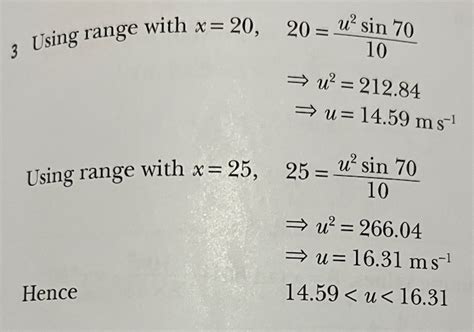 Solutions 9231m Projectiles 1 3 Maths With David