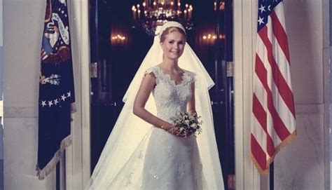 Tricia Nixon Photographed At The White House On Her Wedding Day In June