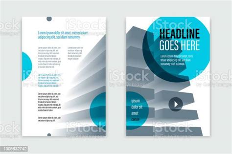 사무실 건물 구조 벡터 템플릿 전면 및 후면 페이지 현대 전단지 전단지 또는 연례 보고서 표지 또는 프리젠 테이션 A4 형식 기업 트렌디 스타일 비즈니스 브로셔 3d 안경에