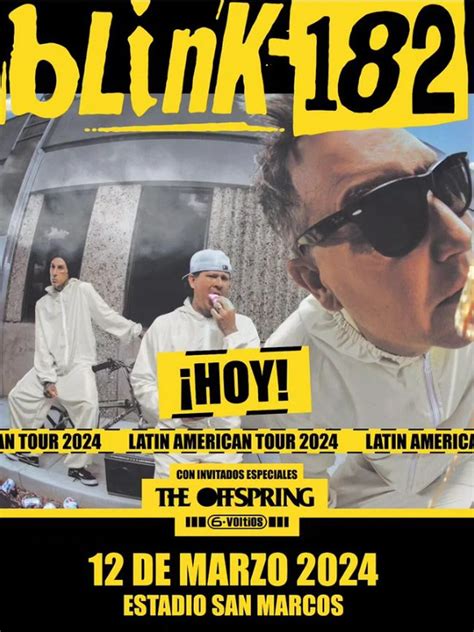 Blink 182 En Lima Puntos De Acceso Horario De Ingreso Y Setlist Oficial De Su Concierto En El