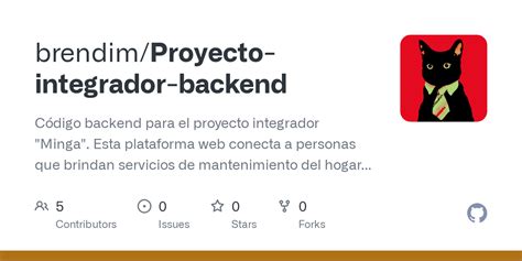 Github Brendim Proyecto Integrador Backend C Digo Backend Para El Proyecto Integrador Minga