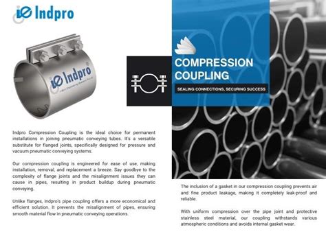 Compression Coupling Pneumatic Pipe Fittings Indpro