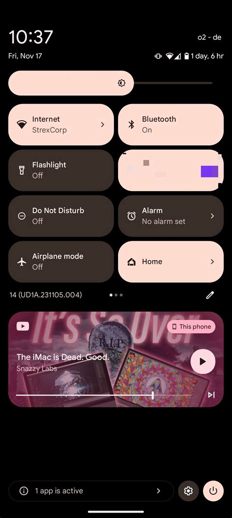 how to use quick settings to see running apps on your android