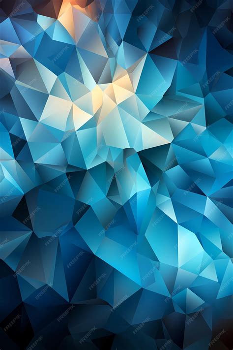 Premium Ai Image A Geometric Design Of Overlapping Polygons