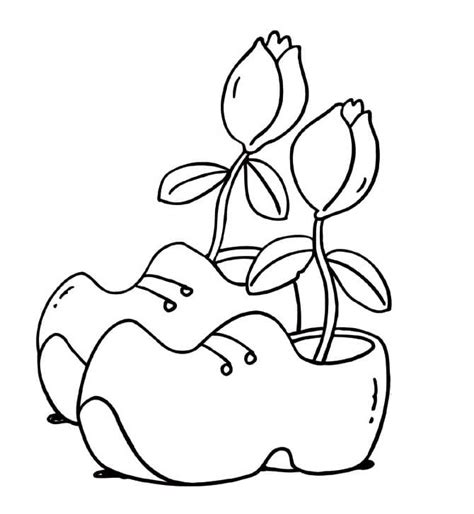 Klompen Kleurplaten Kinderen Kleurplaat