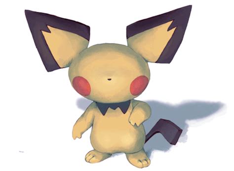 Pikachu Except The Brown Stripes On Its Back Are Eyes Or Mouths Wheeze
