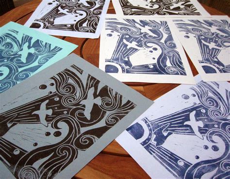 Helen Naylor Illustration How To Create A Lino Print