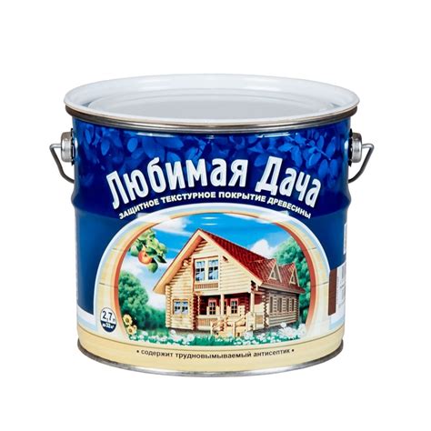 Антисептик Любимая дача декоративный для дерева калужница 2,7 л ...