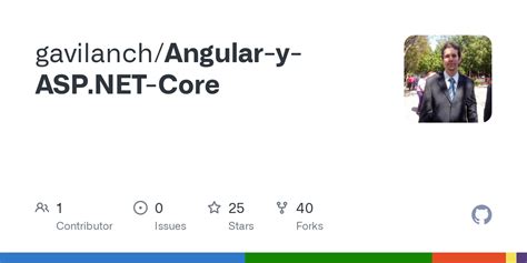 GitHub Gavilanch Angular Y ASP NET Core