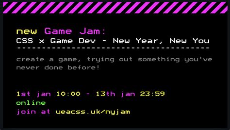 Gamedev X Css New Year Jam